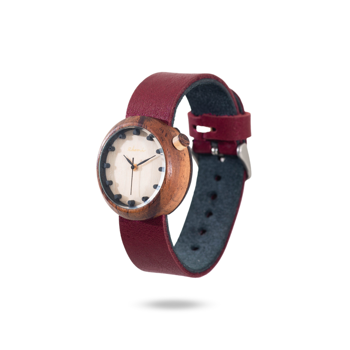 Eboni Mini Rosebrown - Burgundy – eboniwatch