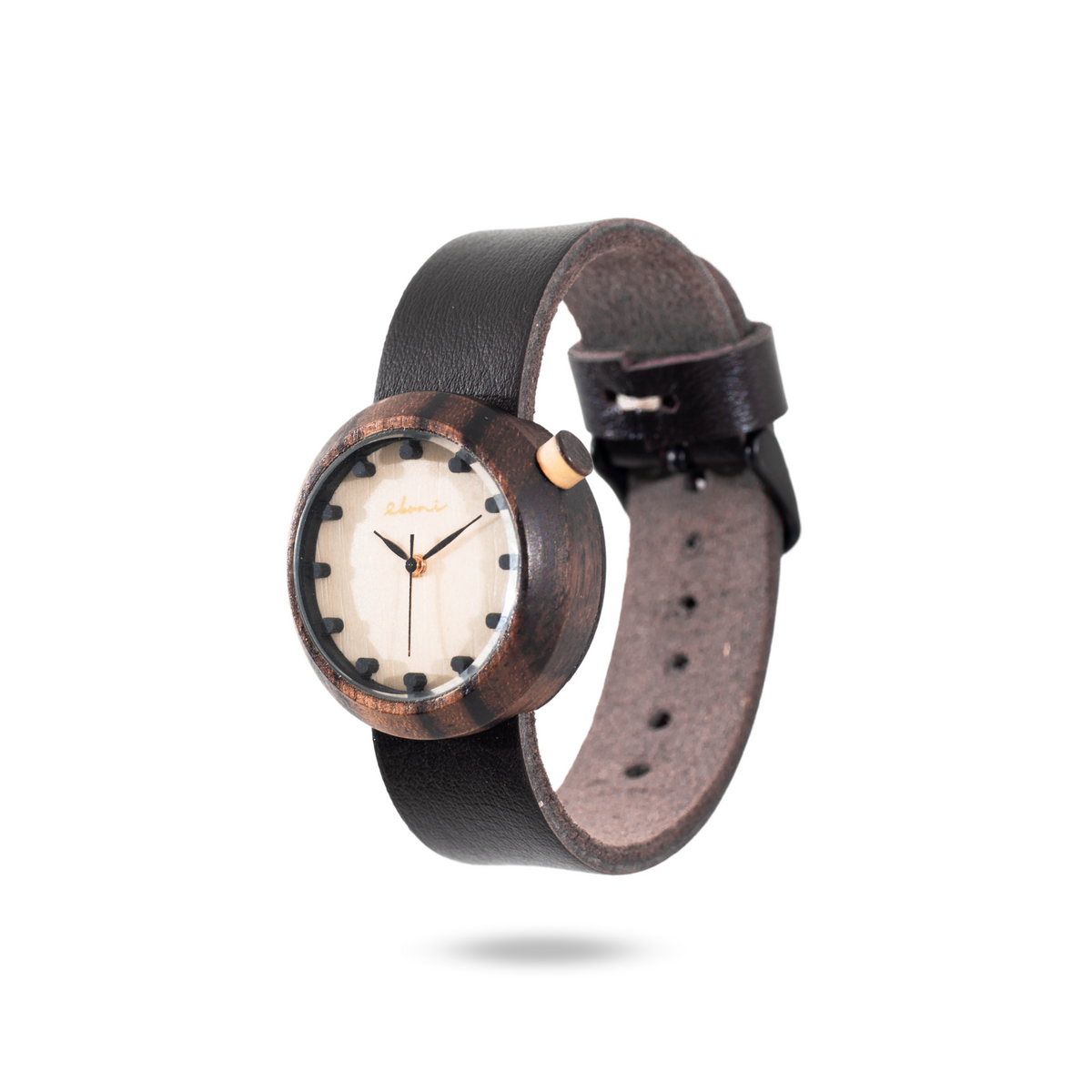 Eboni Mini Rosebrown - Dark Brown – eboniwatch