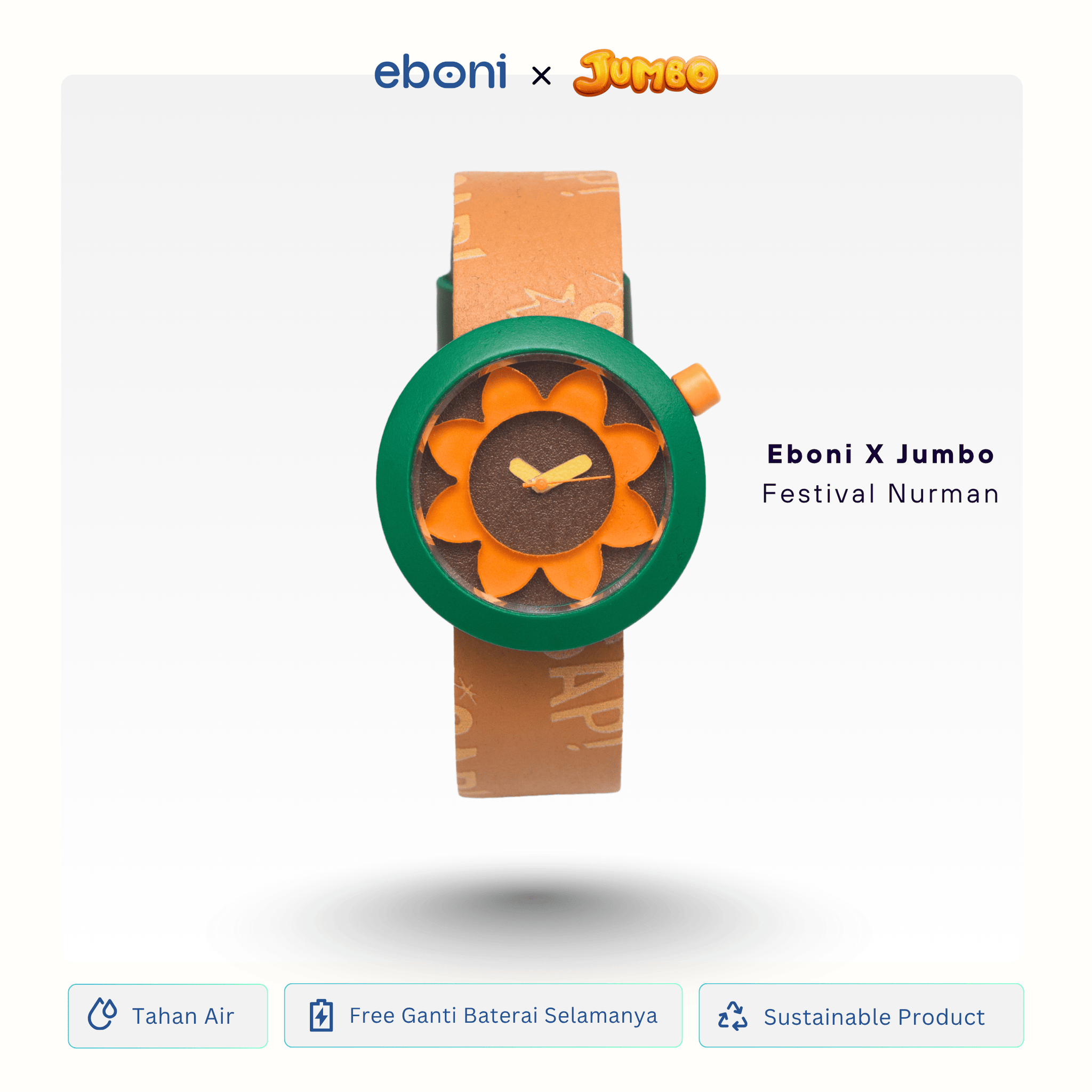 Jam Tangan Kayu Eboni x Jumbo - Festival Nurman – eboniwatch