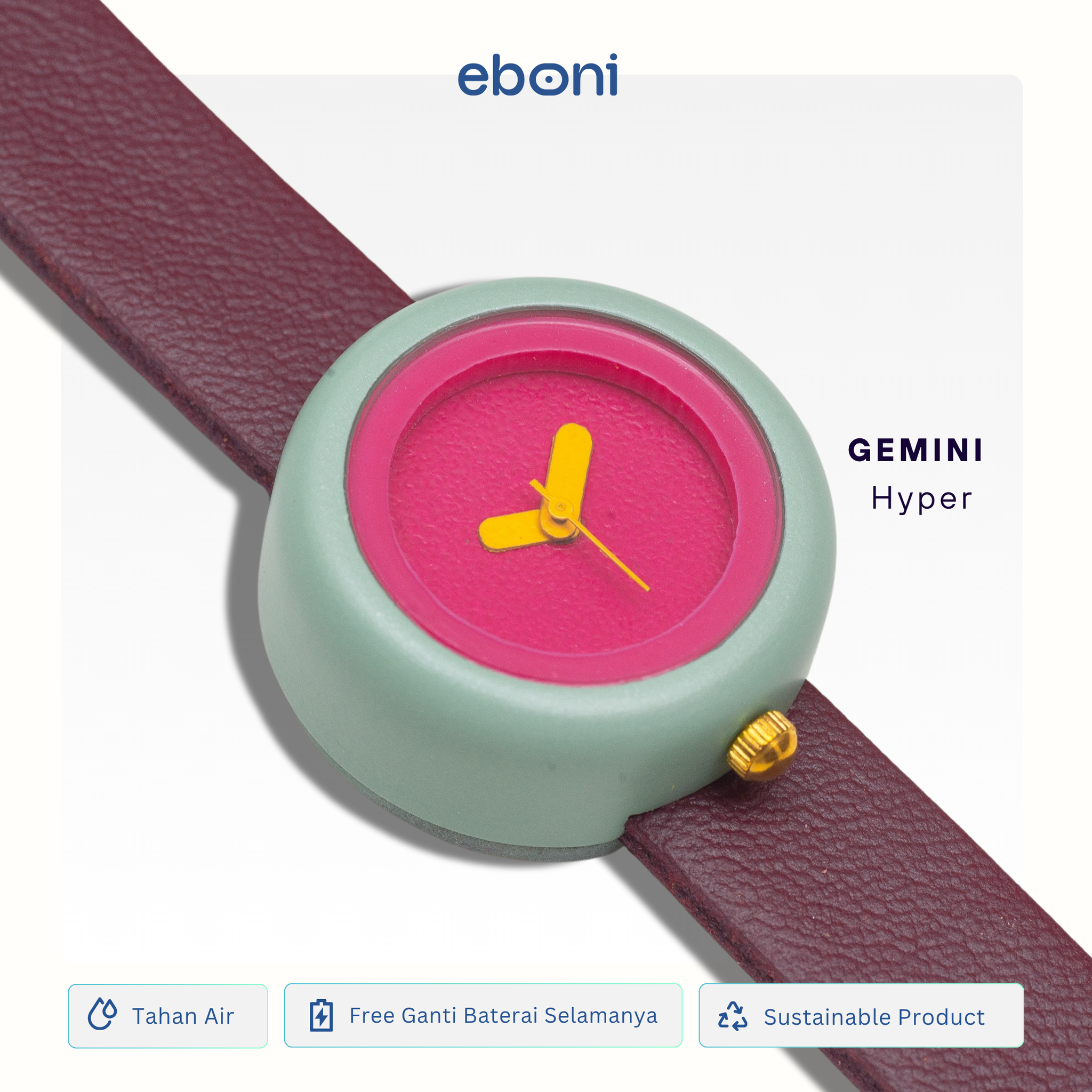 Eboni Jam Tangan Kayu Gemini - Hyper – eboniwatch