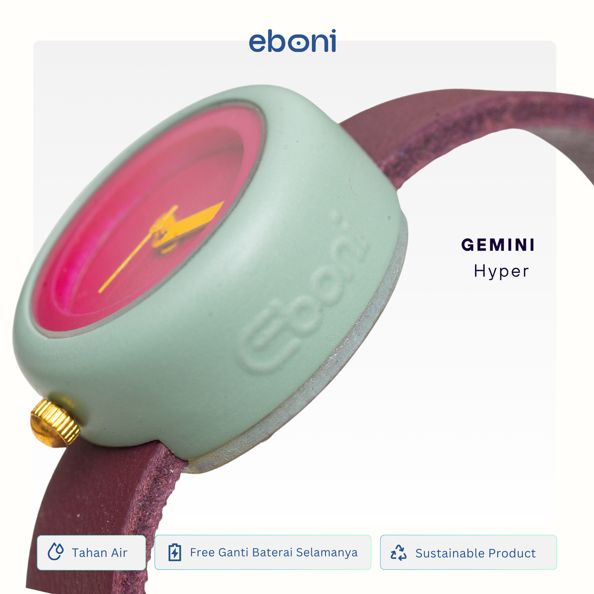 Eboni Jam Tangan Kayu Gemini - Hyper – eboniwatch
