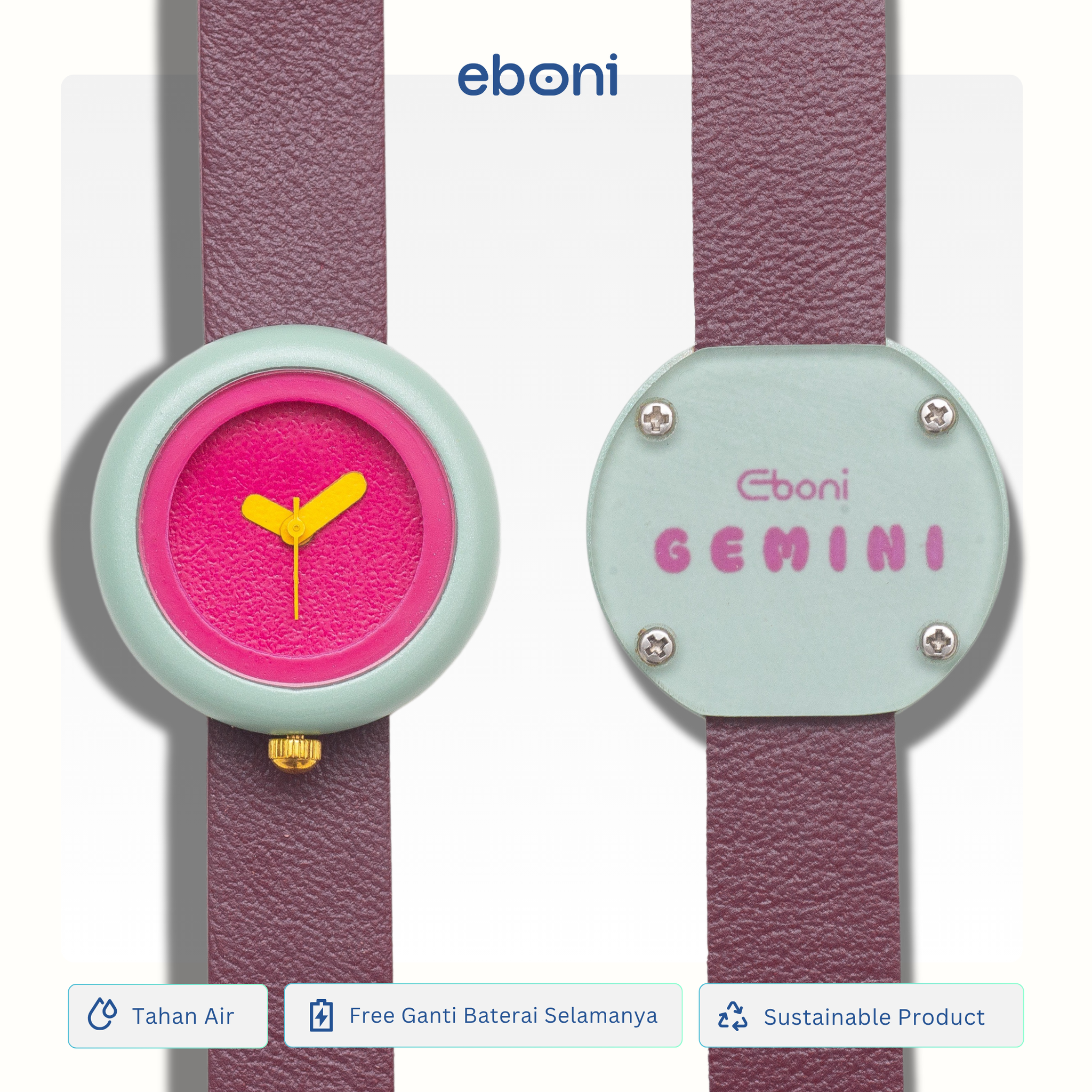 Eboni Jam Tangan Kayu Gemini - Hyper – eboniwatch