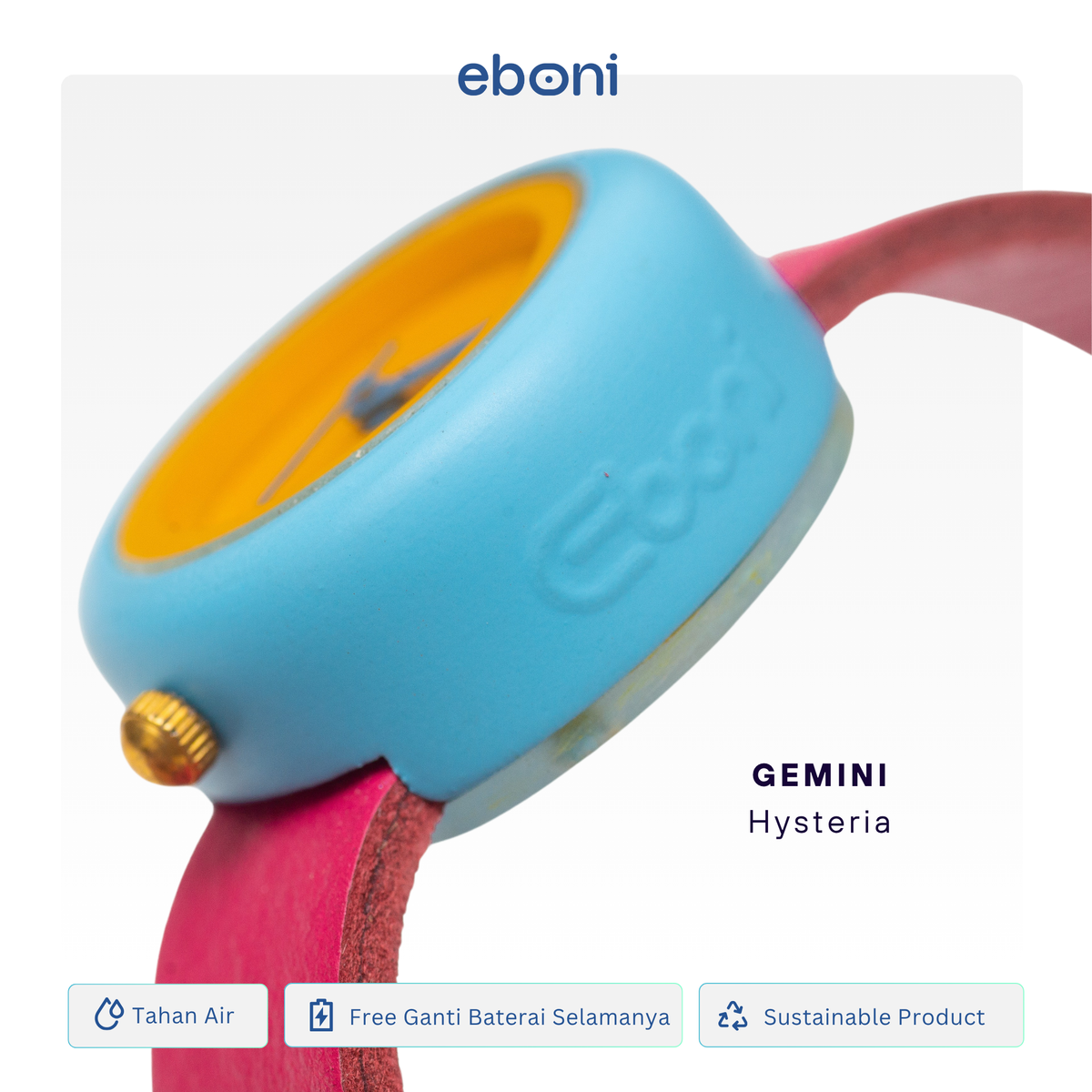Eboni Jam Tangan Kayu Gemini - Hysteria – eboniwatch