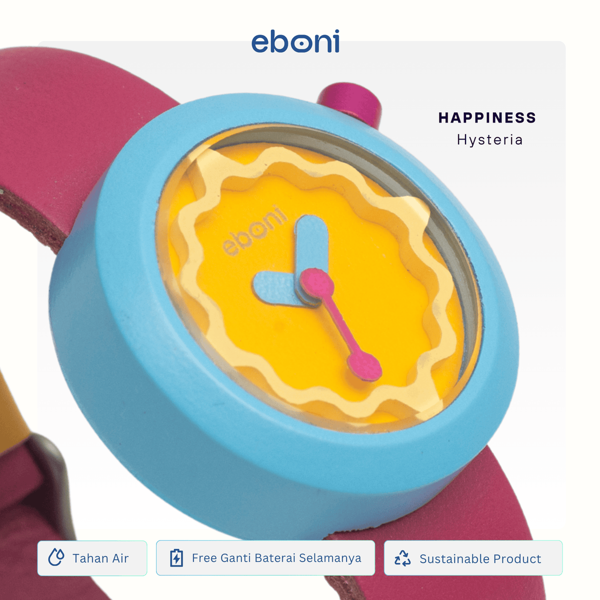 Eboni Jam Tangan Kayu Happiness - Hysteria – eboniwatch